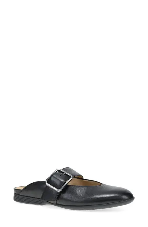 Dansko Lotus Mary Jane Mule - Black Nappa