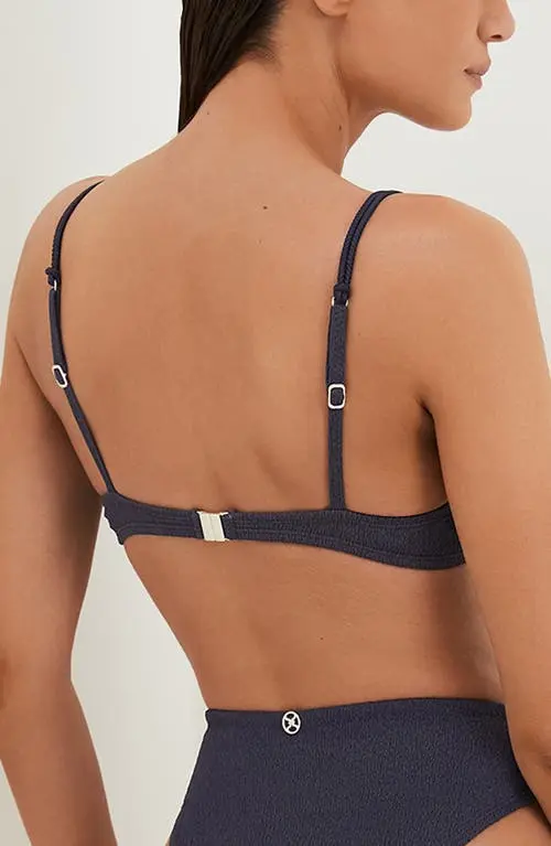 VIX PAULA HERMANNY Firenze Alba Nissi Underwire Bikini Top - Blue