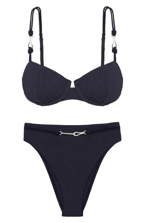 VIX PAULA HERMANNY Firenze Alba Nissi Underwire Bikini Top - Blue