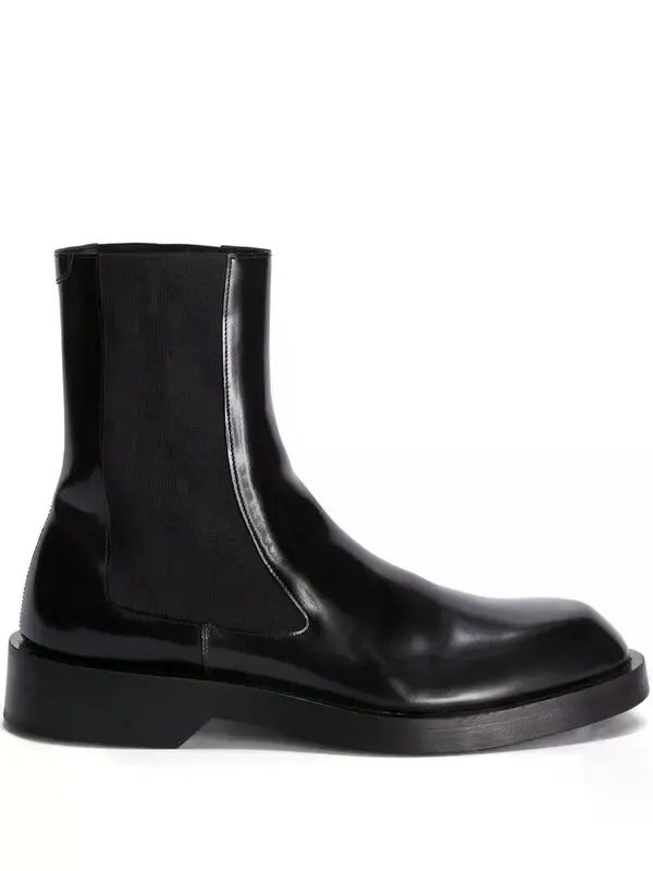 JIL SANDER Leather Chelsea Boots