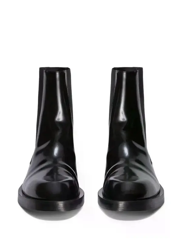 JIL SANDER Leather Chelsea Boots