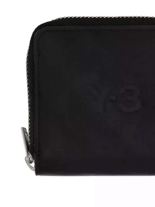 Y3 Logo-debossed Leather Wallet