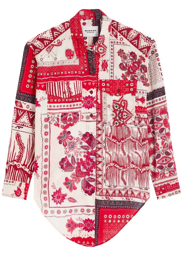 Isabel Marant Étoile Nathy Printed Blouse