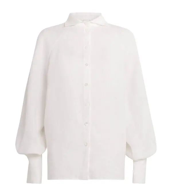Eleventy Linen Long-sleeve Shirt