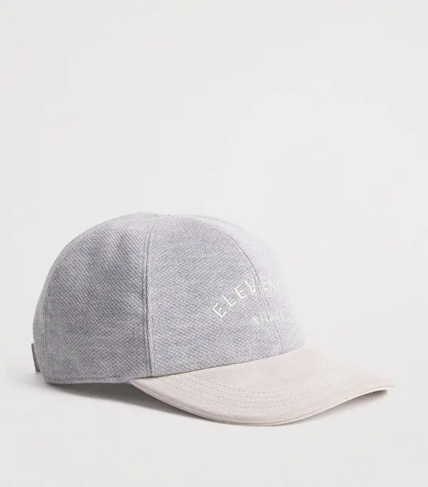 Eleventy Piqué Cotton Baseball Cap