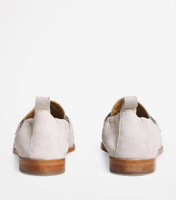 Eleventy Suede Moccasins