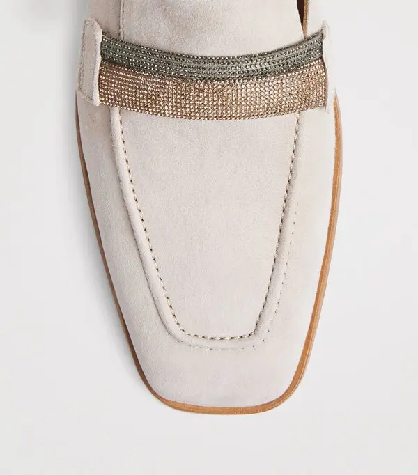 Eleventy Suede Moccasins