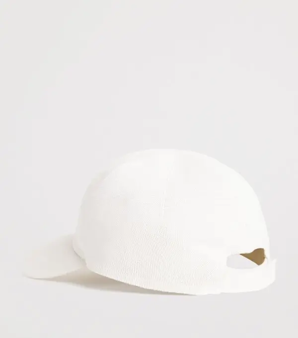 Eleventy Cotton-blend Logo Baseball Cap - Ivory