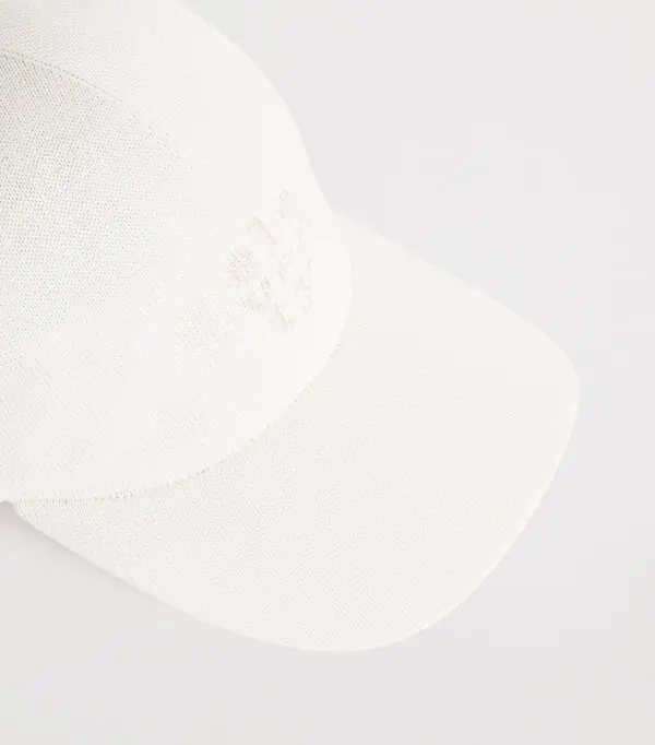 Eleventy Cotton-blend Logo Baseball Cap - Ivory