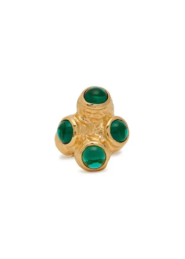 Joanna Laura Constantine Statement 18kt -plated Ring - Gold