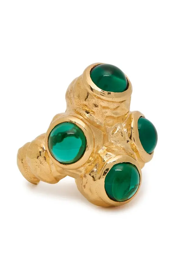 Joanna Laura Constantine Statement 18kt -plated Ring