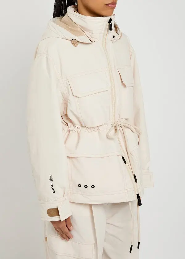 Moncler Nimba Padded Shell Jacket - Ivory