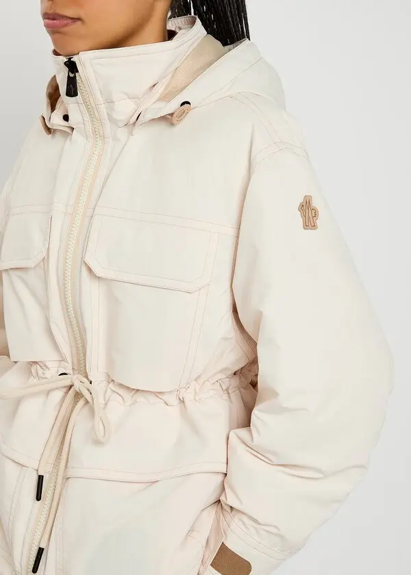 Moncler Nimba Padded Shell Jacket - Ivory