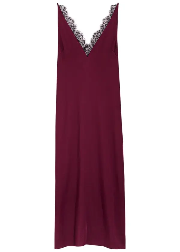 Stella McCartney Satin Maxi Slip Dress