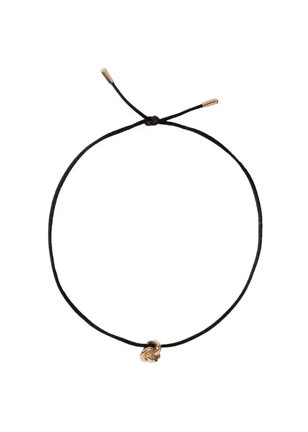 OTIUMBERG Knot Vermeil Cord Necklace - Gold