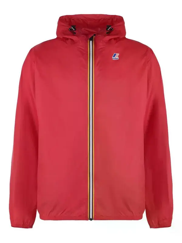 K-WAY Le Vrai 4.0 Claude Hooded Jacket - Red