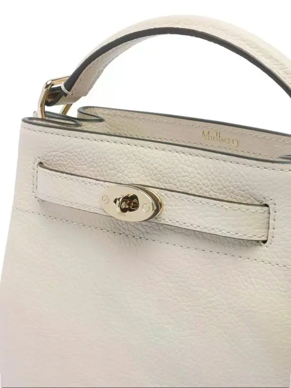 Mulberry Structured Bucket Bag - White
