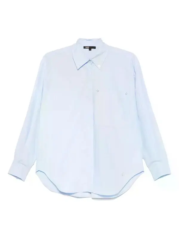Maje Long Poplin Shirt