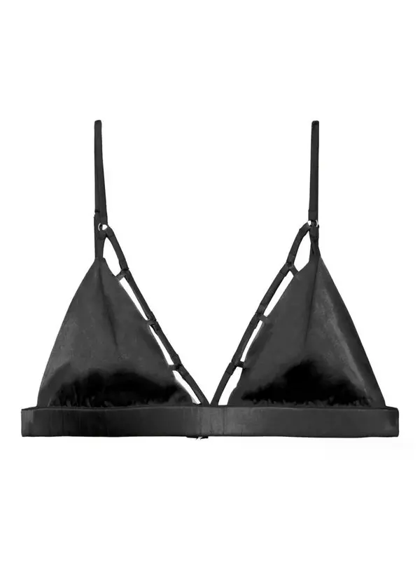 Fleur Du Mal Cage Bra - Black