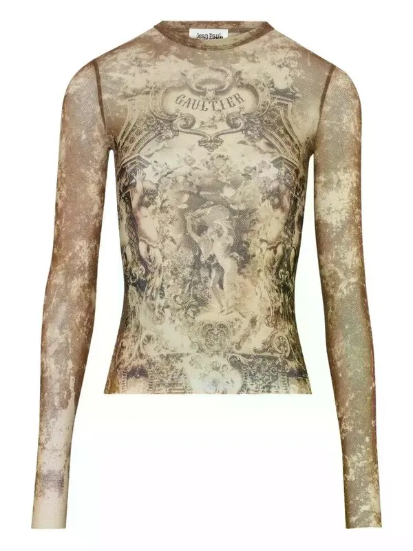 JEAN PAUL GAULTIER Mesh Top - Neutrals