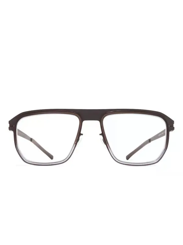 Mykita Geometric Oversized Eyeglasses - Grey