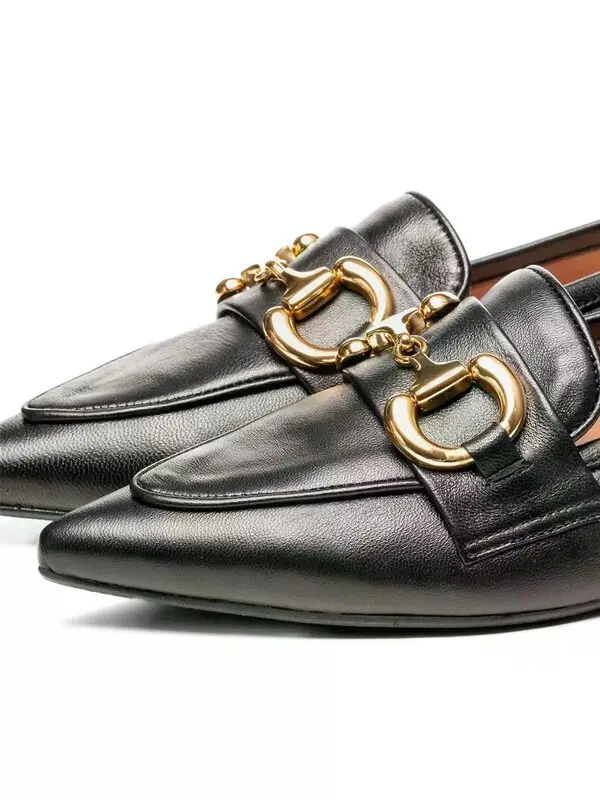 POCHE PARIS Buckle-detailed Loafers