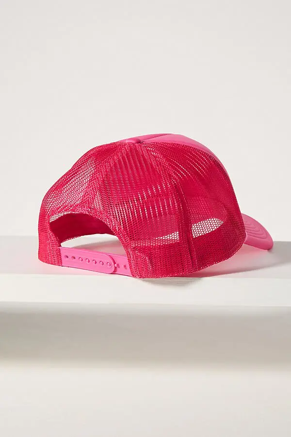 Ping Pong Surf Club Trucker Hat - Pink | Editorialist display picture 2