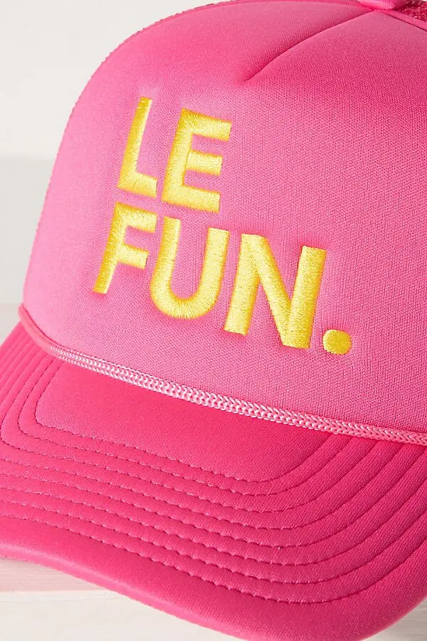 Ping Pong Surf Club Trucker Hat - Pink | Editorialist display picture 1