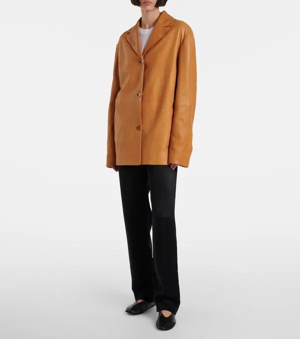 THE ROW Miros Cady Straight Pants - Black