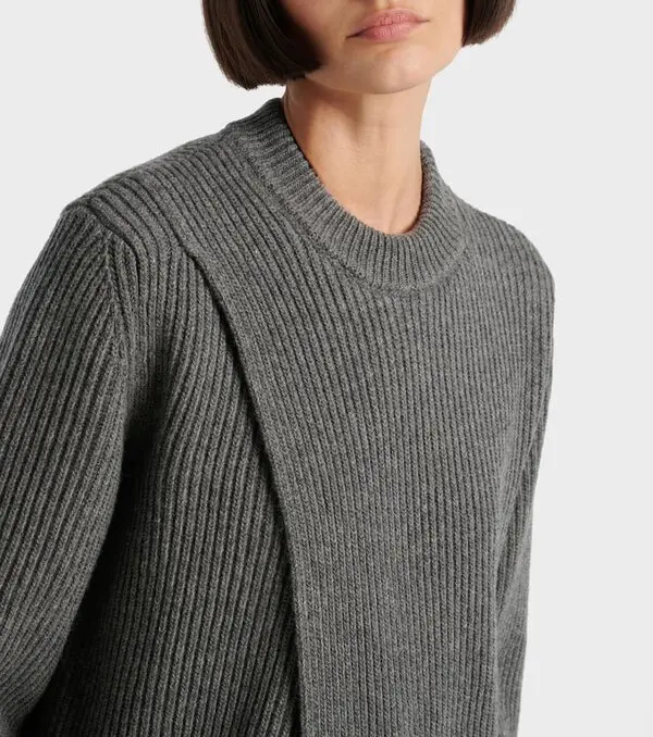 JIL SANDER Ribbed-knit Wool Sweater