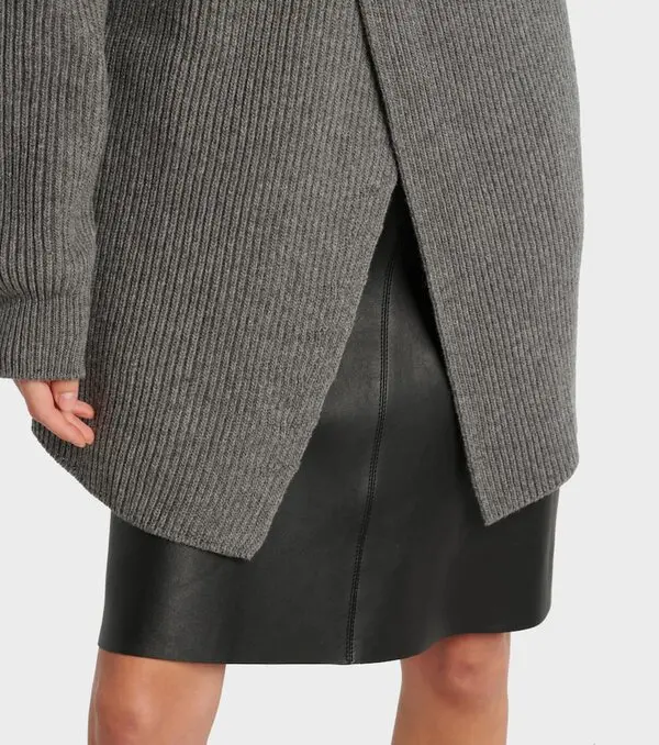 JIL SANDER Ribbed-knit Wool Sweater