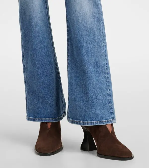 7 For All Mankind Mid-rise Bootcut Jeans - Blue