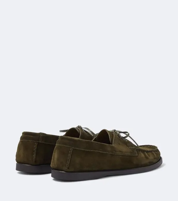 SAMAN AMEL City Moc Suede Moccasins - Brown