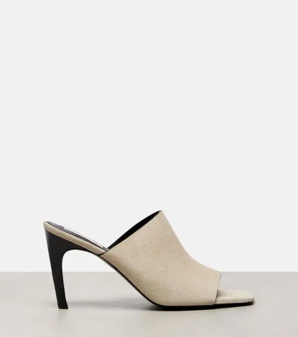 TOTEME Suede Mules - Beige