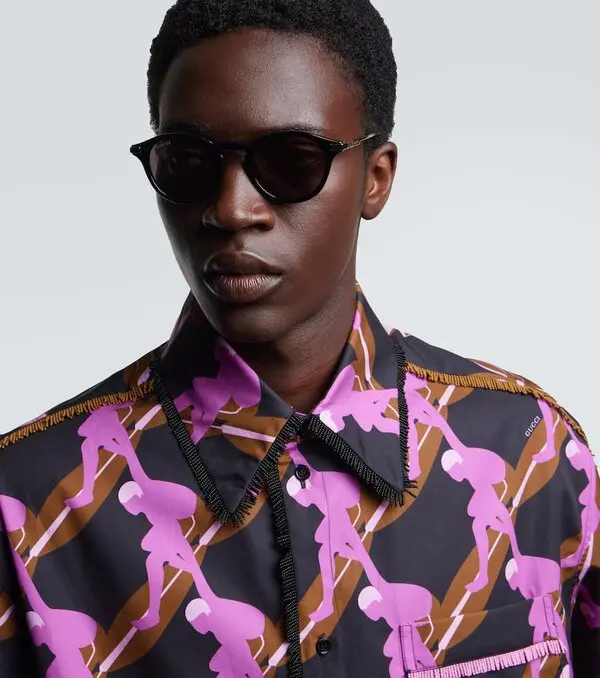 Gucci Round Frame Sunglasses