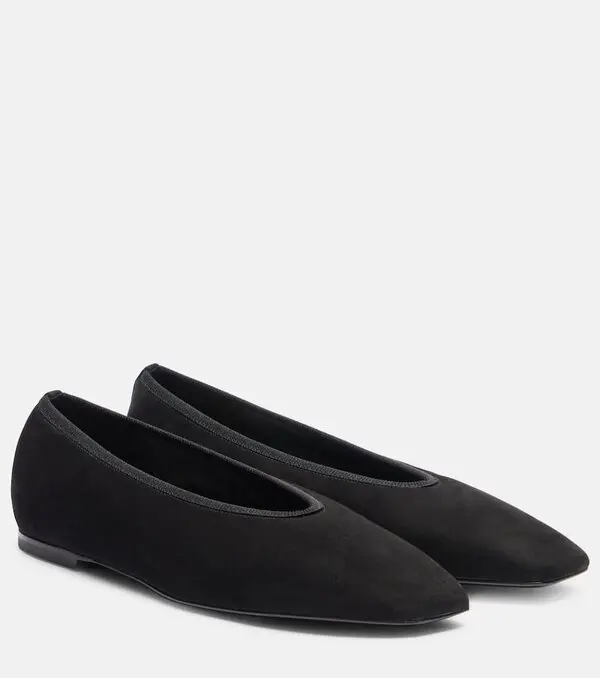 TOTEME Suede Ballet Flats