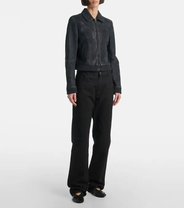 THE ROW Axelette Suede Jacket