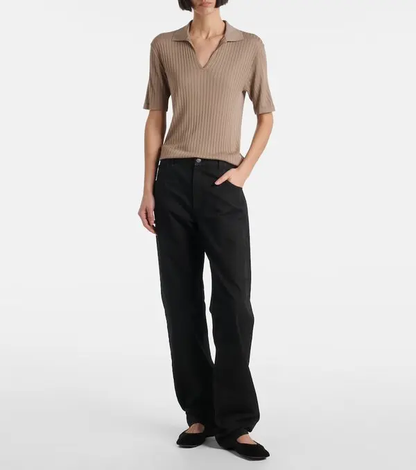 THE ROW Kaiomi Polo Shirt - Beige