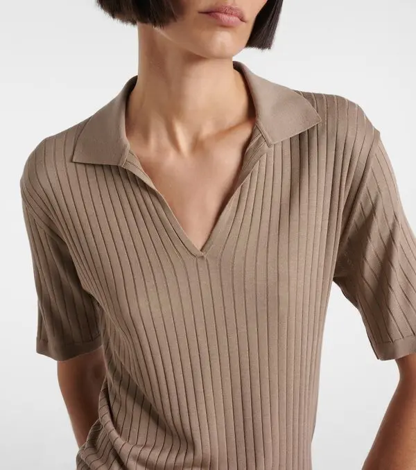 THE ROW Kaiomi Polo Shirt - Beige