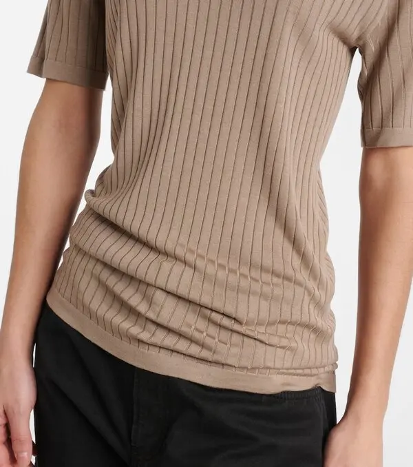 THE ROW Kaiomi Polo Shirt - Beige