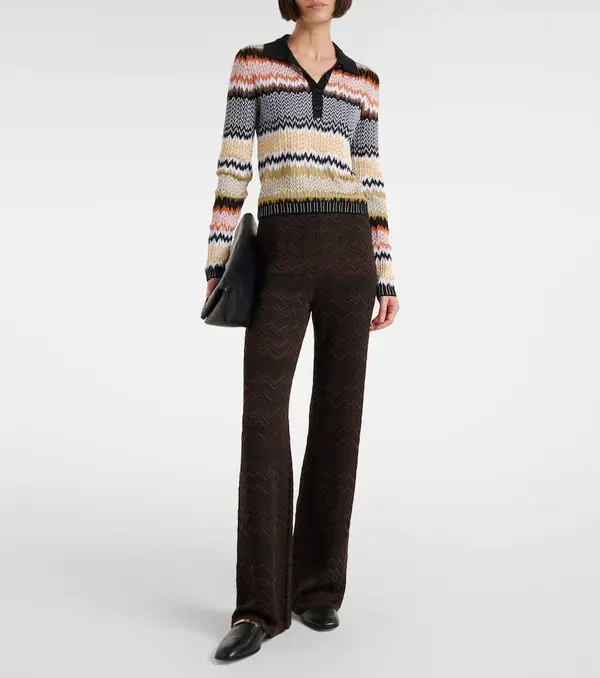 Missoni Zigzag Polo Sweater