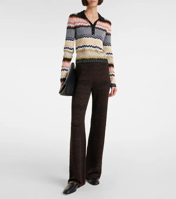Missoni Zigzag Polo Sweater