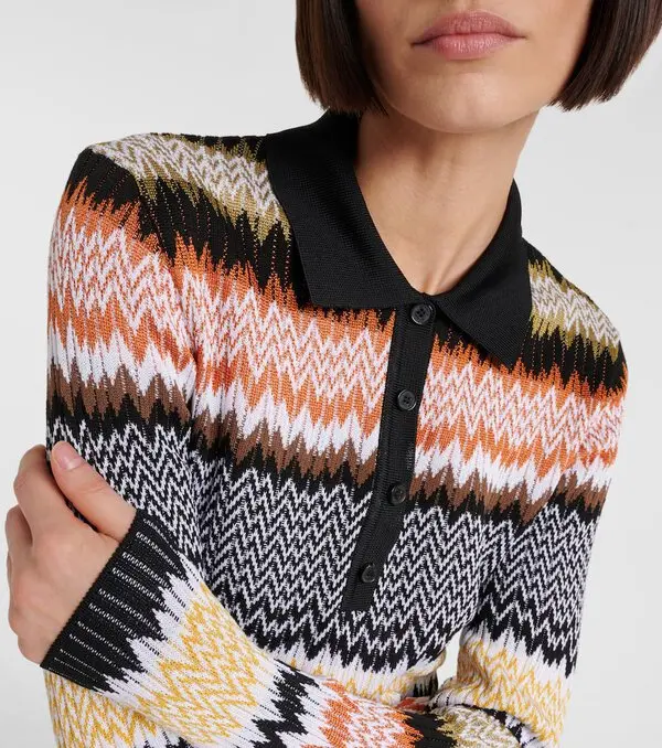 Missoni Zigzag Polo Sweater