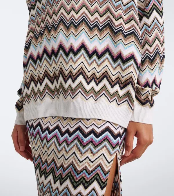 Missoni Zigzag Polo Sweater - Multicoloured