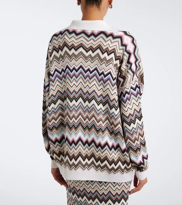 Missoni Zigzag Polo Sweater - Multicoloured