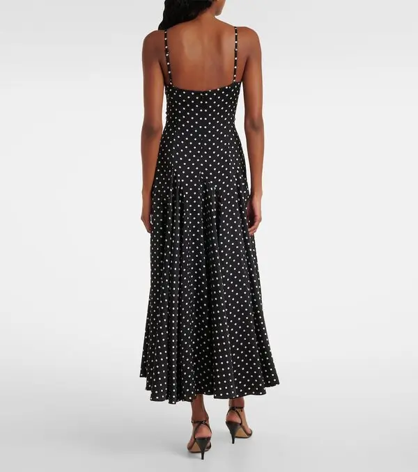 Short Black White Midi Dresses Polka Dot Spaghetti Strap Dress Chic Women's  Summer Polka Dot Halter