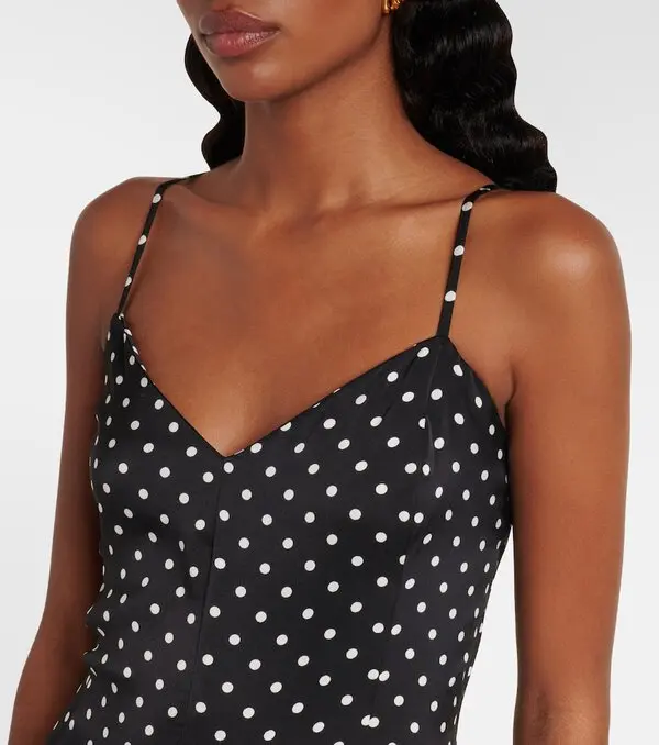 Polo Ralph Lauren Polka-dot Midi Dress