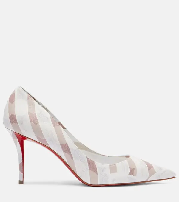 CHRISTIAN LOUBOUTIN Miss Z 80 Printed Pumps