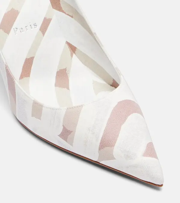 CHRISTIAN LOUBOUTIN Miss Z 80 Printed Pumps