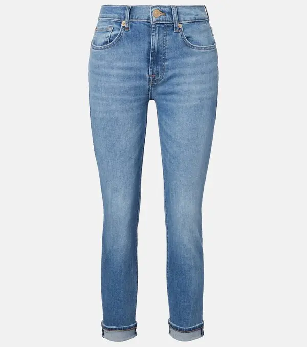 7 For All Mankind Mid-rise Slim Jeans